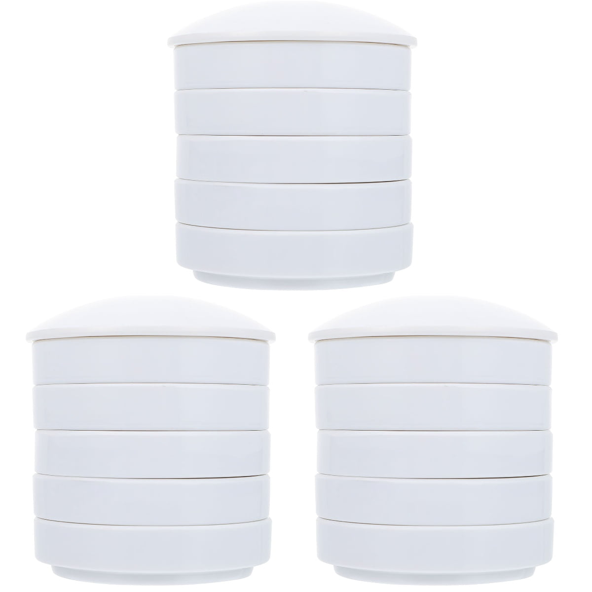 Masteelf 3 pcs Paint Tray Painting Color Mixing Tray Imitation Ceramic ...