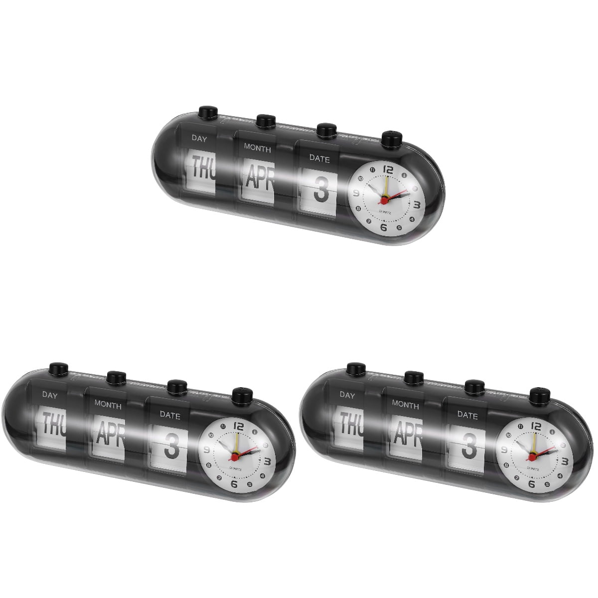 Masteelf 3 pcs Perpetual Desk Calendar Manual Calendar Home Office ...