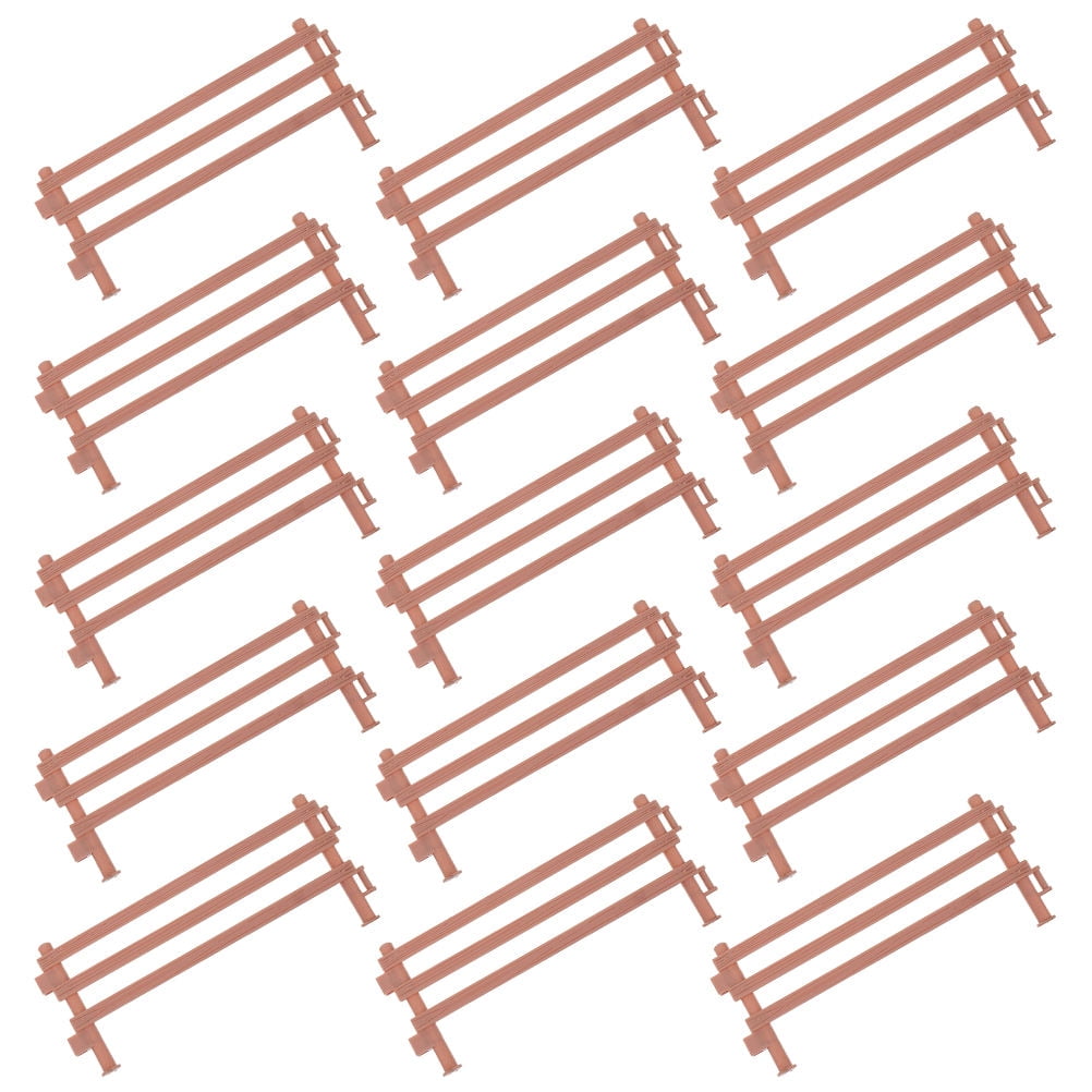 Masteelf 30 Pcs Baby Small 你仿真塑料栅栏 Wire Mesh for Fence Plastic Garden ...