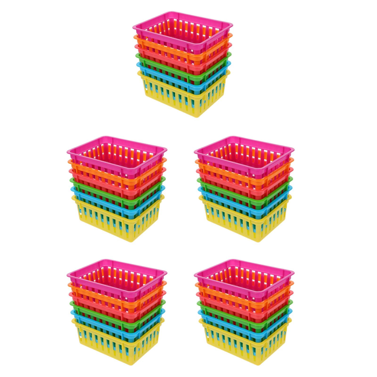 Masteelf 30 Pcs Classroom Pencil Organizer Baskets Small Plastic ...