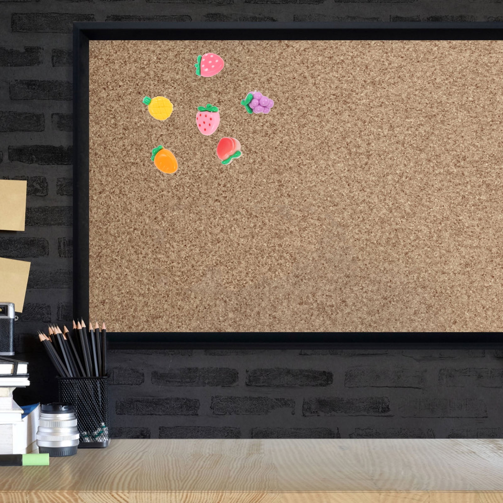 Masteelf 30 Pcs Decorative Push Pins for Cork Board Vegetables and ...