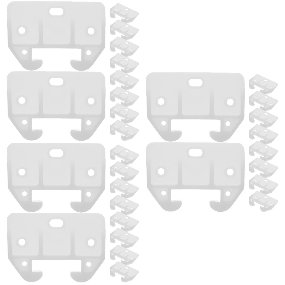 Masteelf 30-Piece Plastic Drawer Guides and Stops for Dressers, Drawer ...