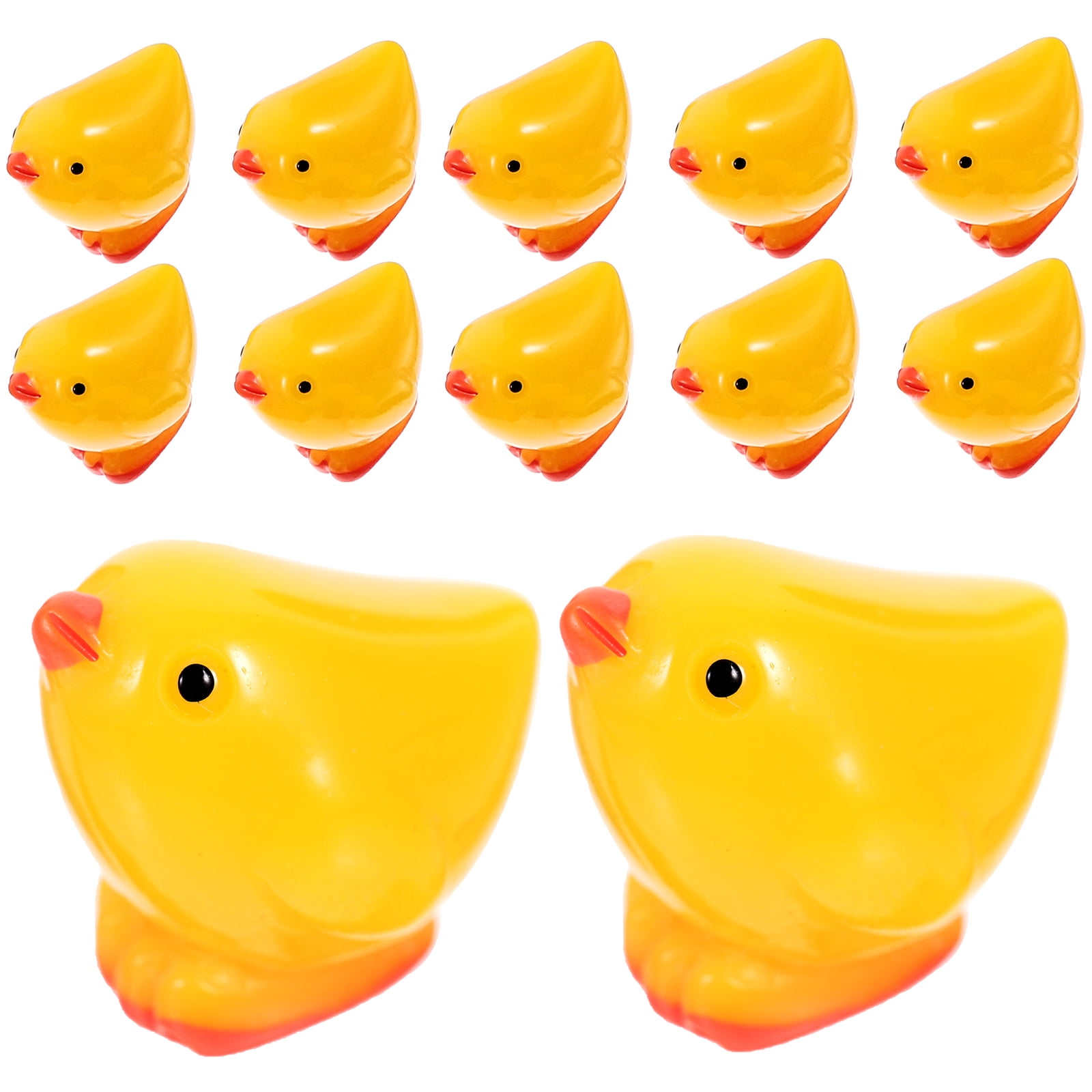 Masteelf 30 Pcs Mini Chicken Models Cartoon Chick Decors 1.5X1.3CM ...