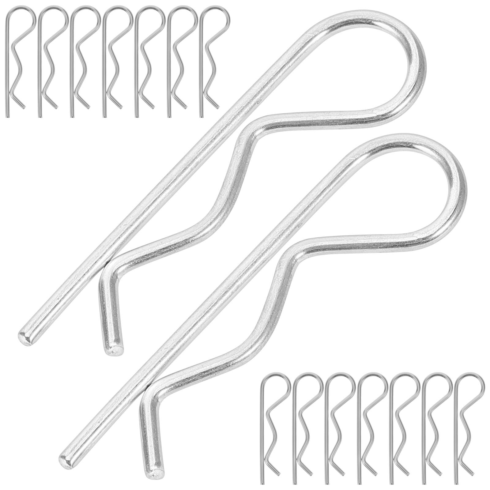 Masteelf 30 Pcs Pin for Trailer Hitch Pins Hook Clip Lock System Silver ...