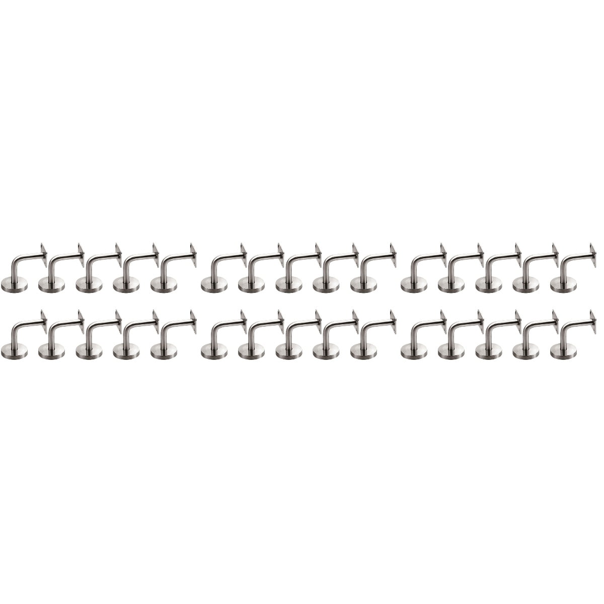 Masteelf 30 Pcs Professional Solid Stainless Steel Handrail Wall ...