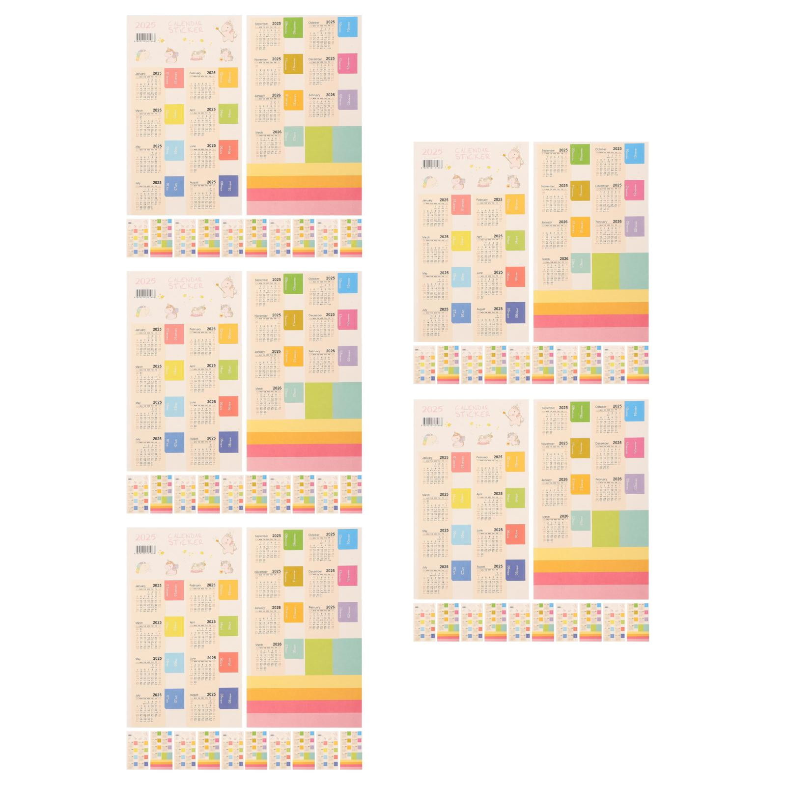Masteelf 30 Sets Of Multi-Function Calendar Stickers Planner ...