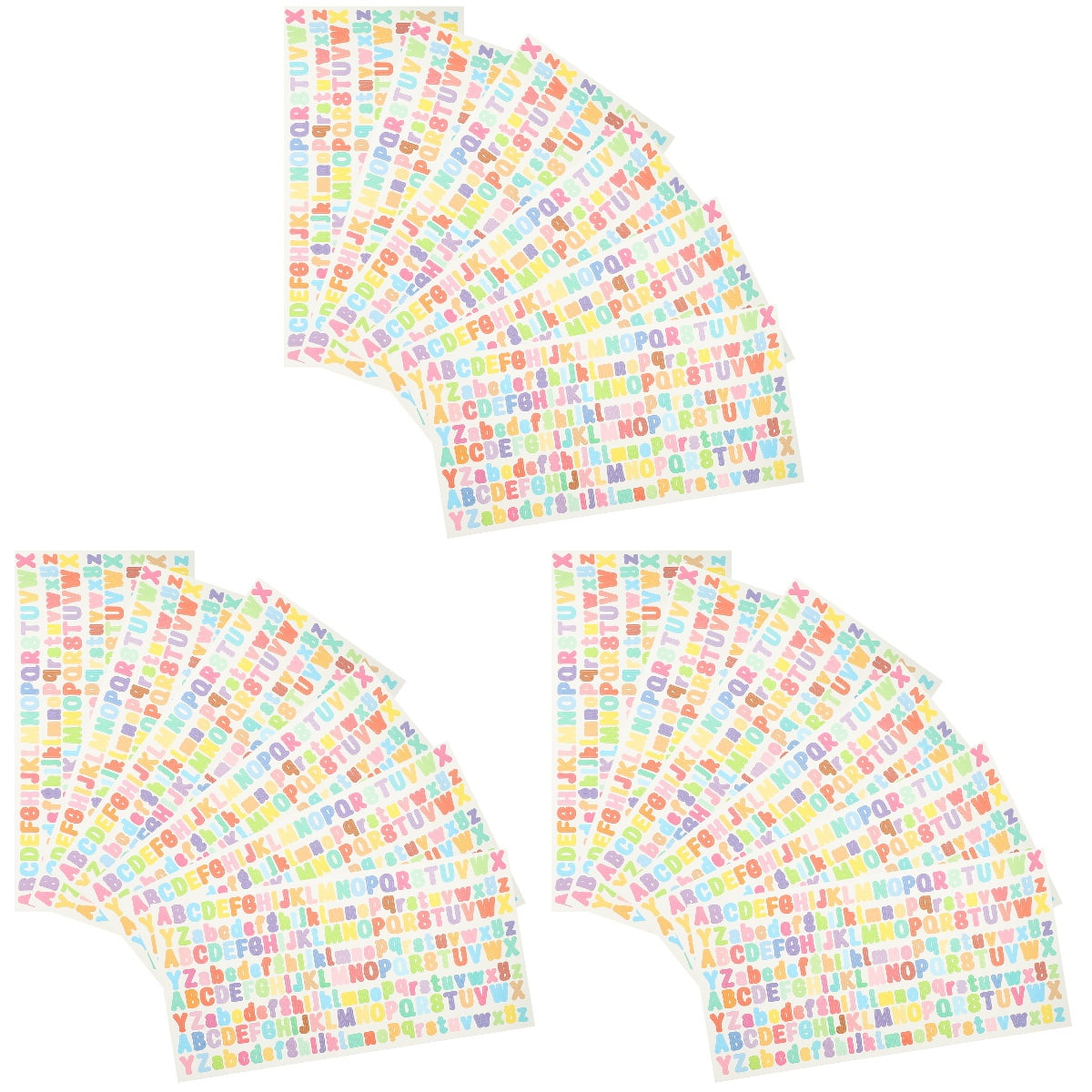 Masteelf 30 Sheets Self Adhesive Letter Stickers Alphabet Stickers ...