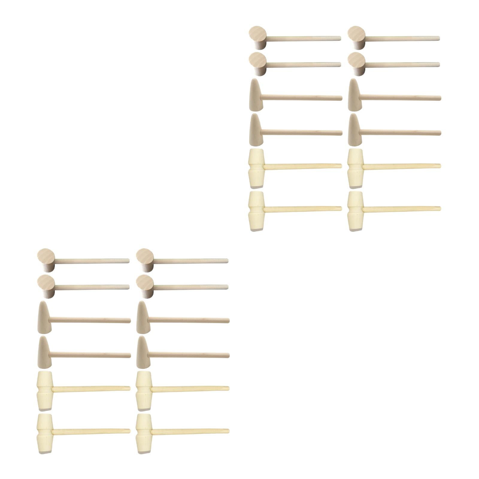 Masteelf 30 pcs Children Hammers Mallets Wooden Mallet Pounding Toys ...