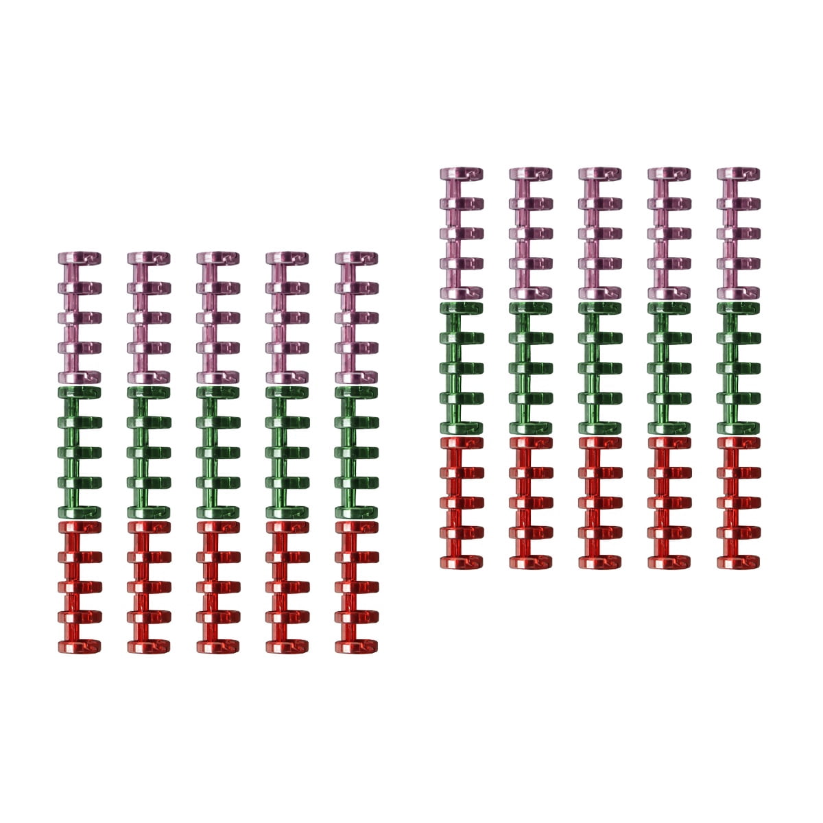 Masteelf 30-Pack Five-Hole Segmented Loose Leaf Binders with Scrapbook ...