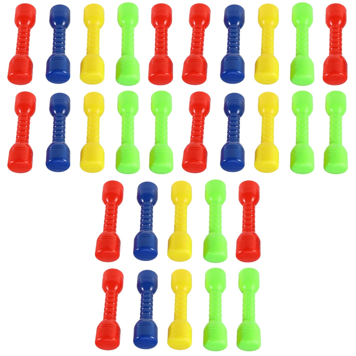 Masteelf 30 pcs Kindergarten Morning Exercise Barbells ABS Dumbbells ...