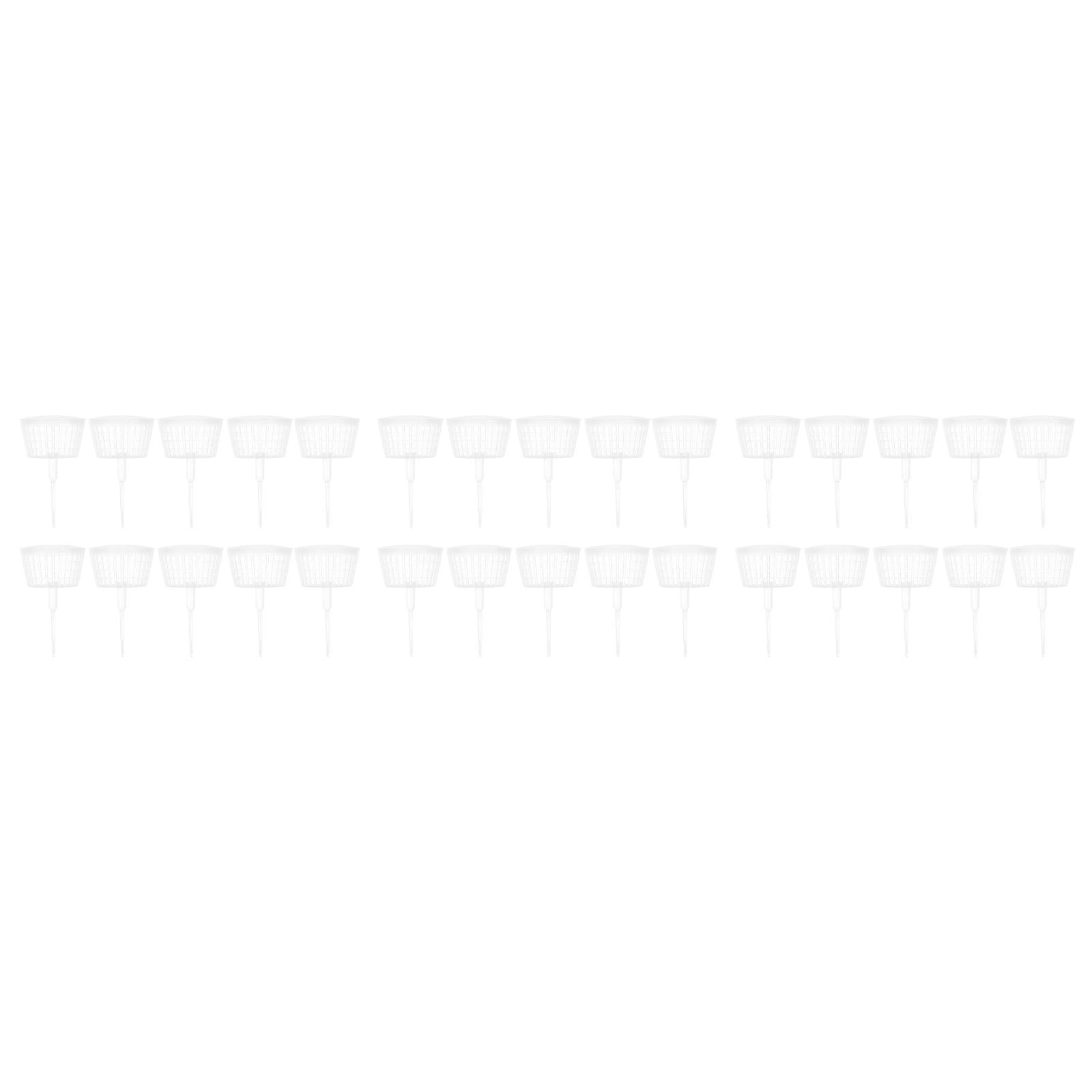 Masteelf 30 pcs Plastic Fertilizer Mesh Basket With Lid Bonsai ...