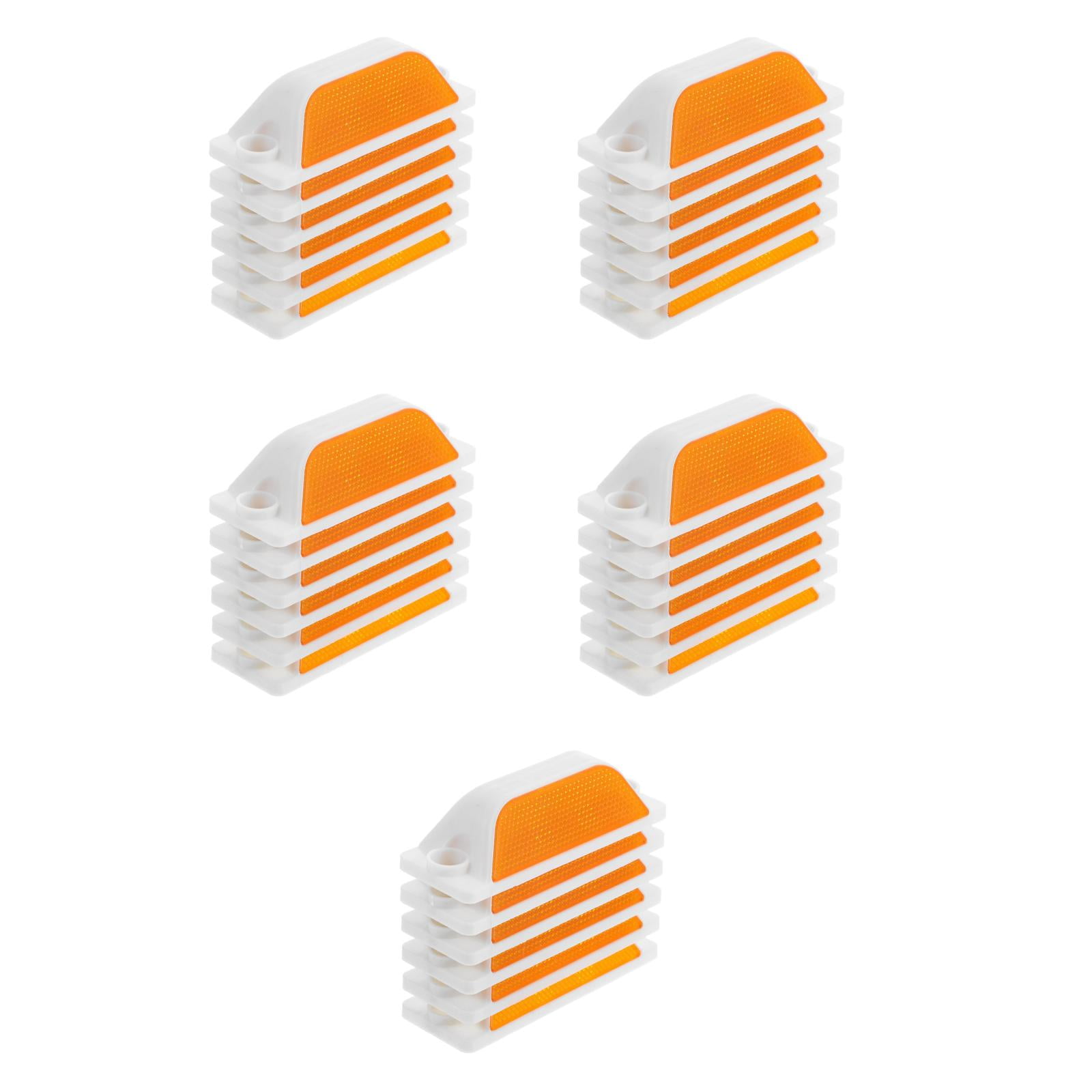 Masteelf 30 pcs Road Reflectors Driveways Reflective Pavement Marker ...