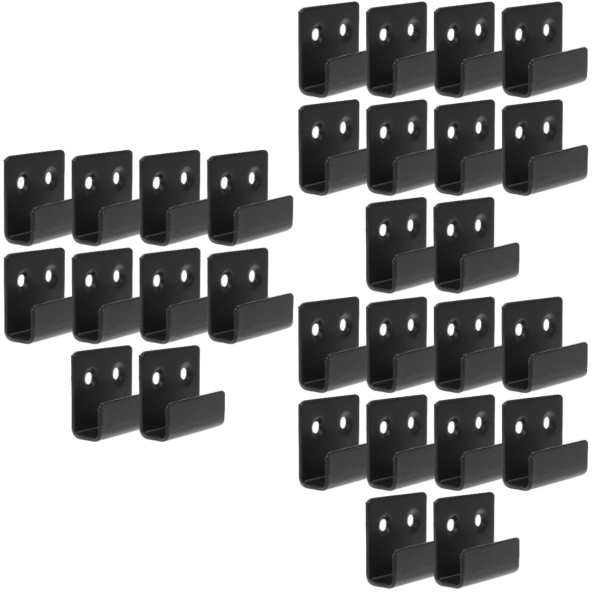 Masteelf 30 pcs Stainless Steel Hooks Wall Mount Brackets Hooks Tile ...