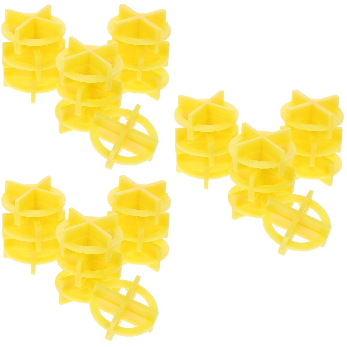 Masteelf 300 Pcs Cross Tile Spacers Plastic Leveling Spacer Floor ...