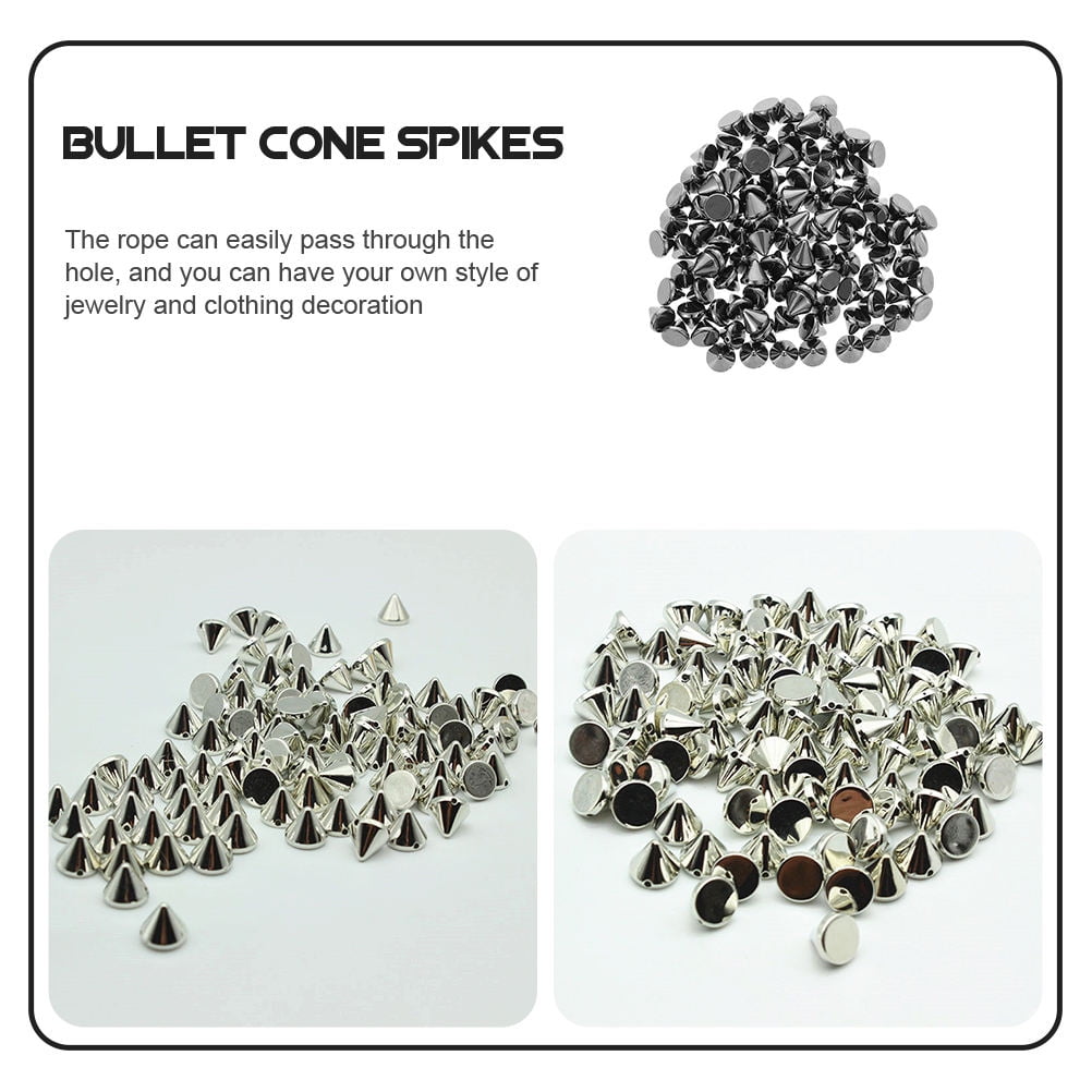 Masteelf 300 Pcs Golden CCB Spike Cone Studs for DIY Projects Versatile ...