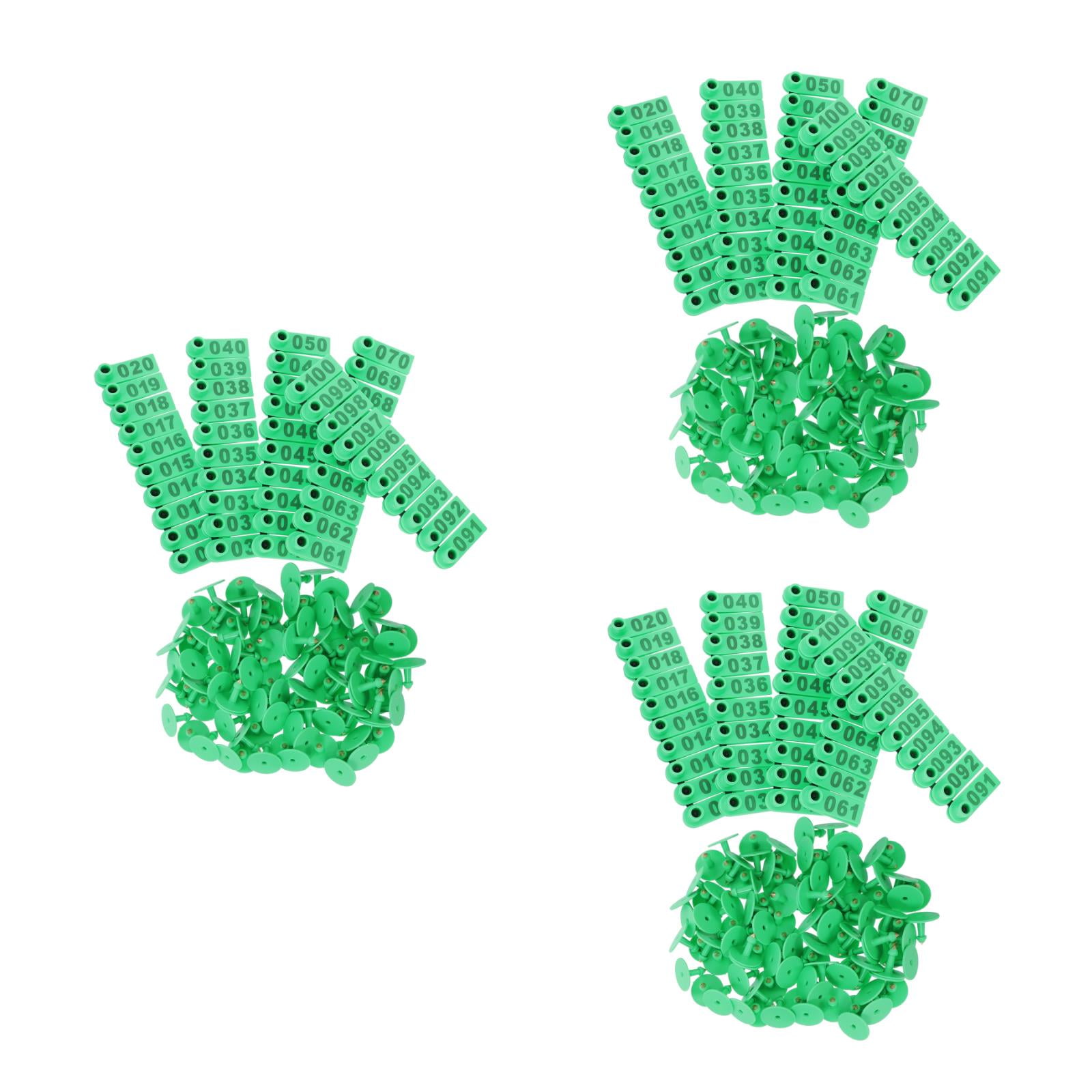 Masteelf 300 pcs Cattle Ear Tags Cow Ear Tag Animal Ear Signs Cow ...