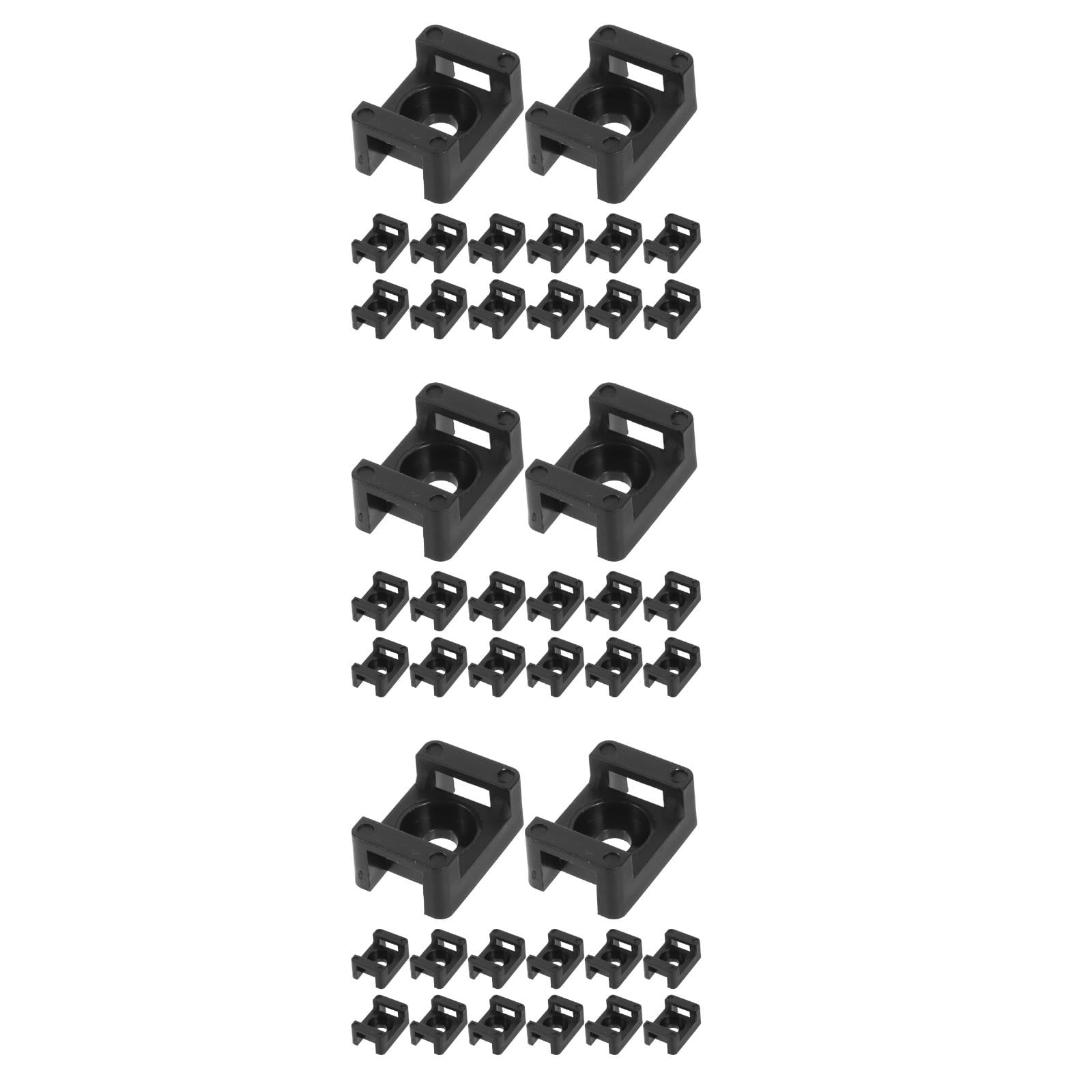 Masteelf 300 pcs Zip Tie Base Saddle Type Mounts Base Wire Cable Clips ...