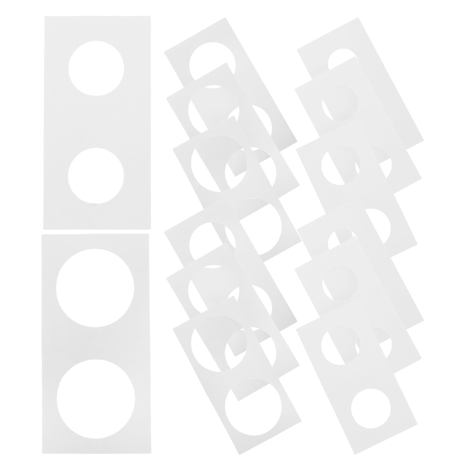 Masteelf 300pcs Coin Holder Paper Coins Flips Coin Collectors Supplies ...