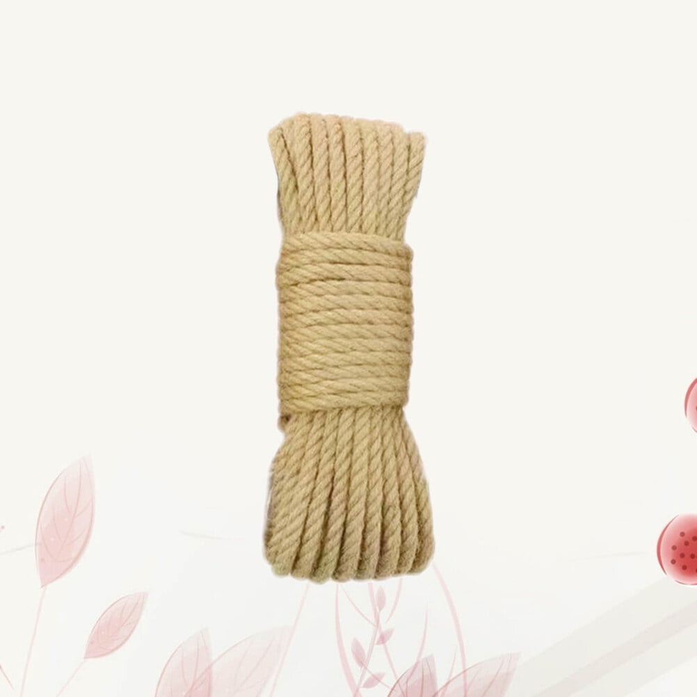 Masteelf 30M Diameter 12mm Rope Natural Thick Jute Rope Strong String ...