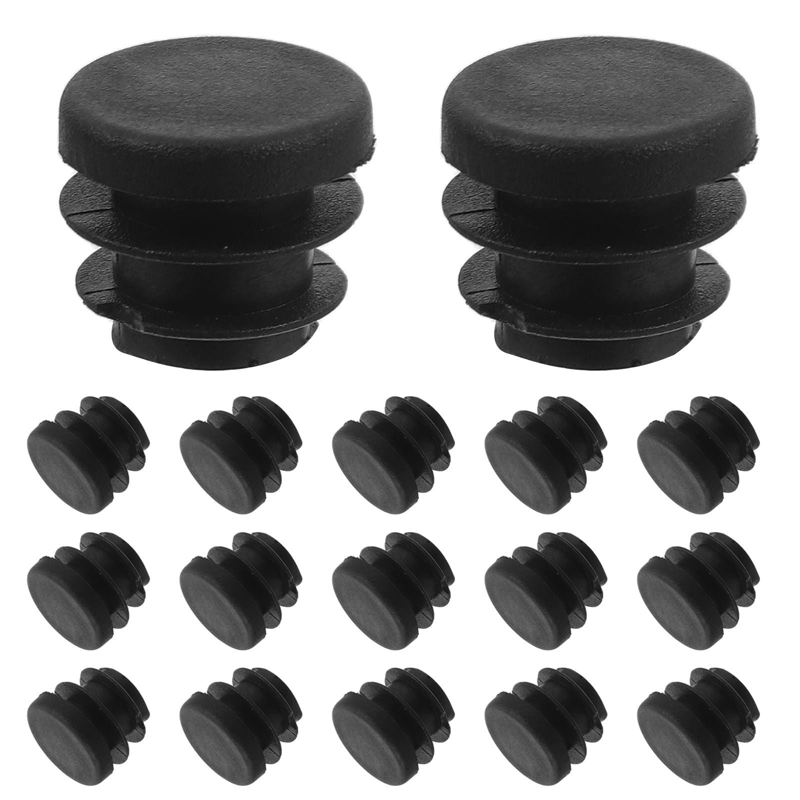 Masteelf 30Pcs Round Tubing End Cap Plug Plastic Insert Finishing Hole ...