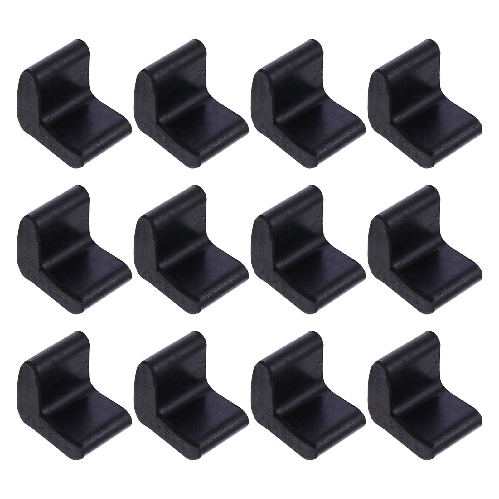 Masteelf 30pcs L Shape Rubber Angle Iron Caps Furniture Pads Steel ...