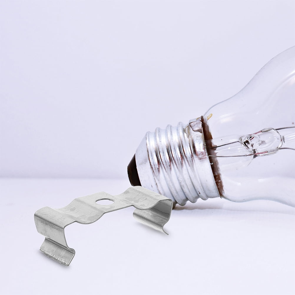 Masteelf 30pcs Metal Lamp Clamps for LED Tube Lights Tube Lamp Clips ...