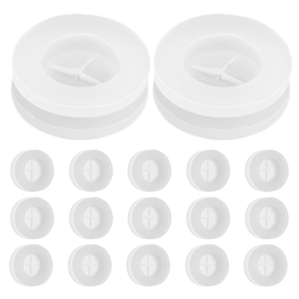 IDEANATEGRATE White Straw Hole Plugs for Lid 30Pcs - Walmart.com