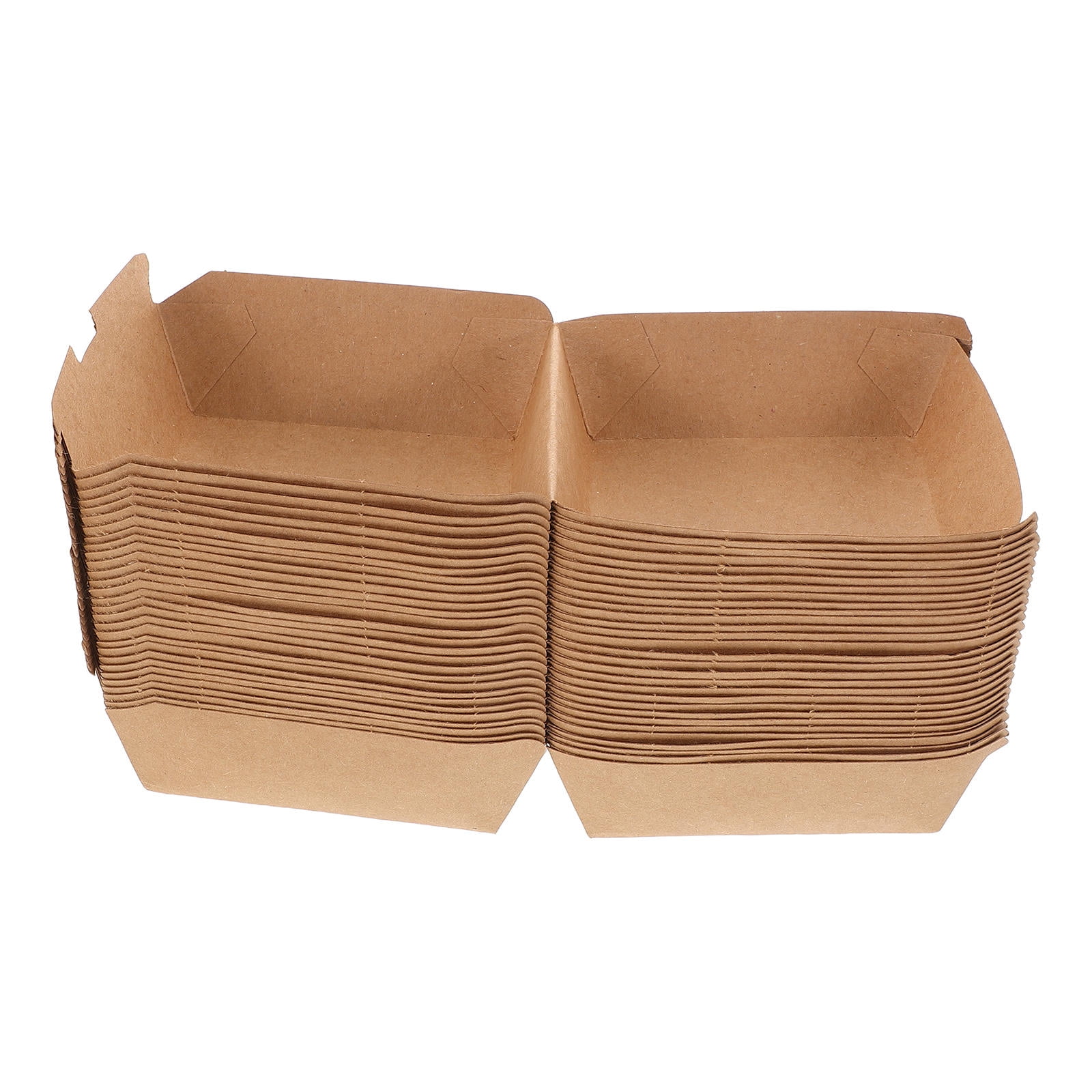 Masteelf 30pcs Take Out Food Storage Box Kraft Paper Carryout Boxes ...