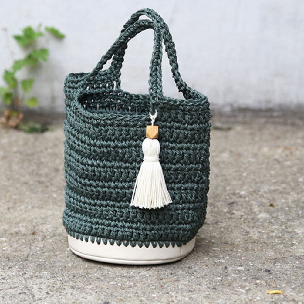 CTIRCHIU bag bases for crochet Bucket Pouch Base PU Leather 1Pcs ...