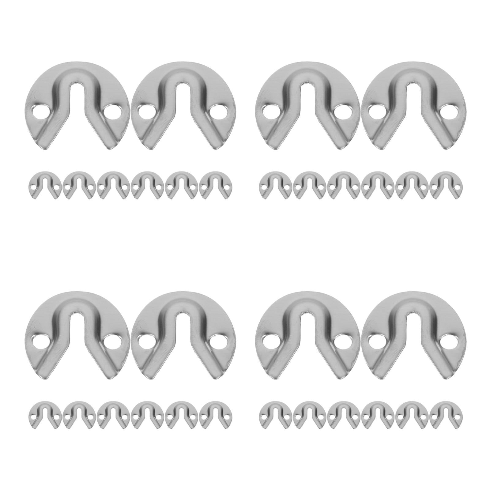 Masteelf 32 pcs Keyhole Hanger Heavy Duty Keyhole Bracket Iron Picture ...