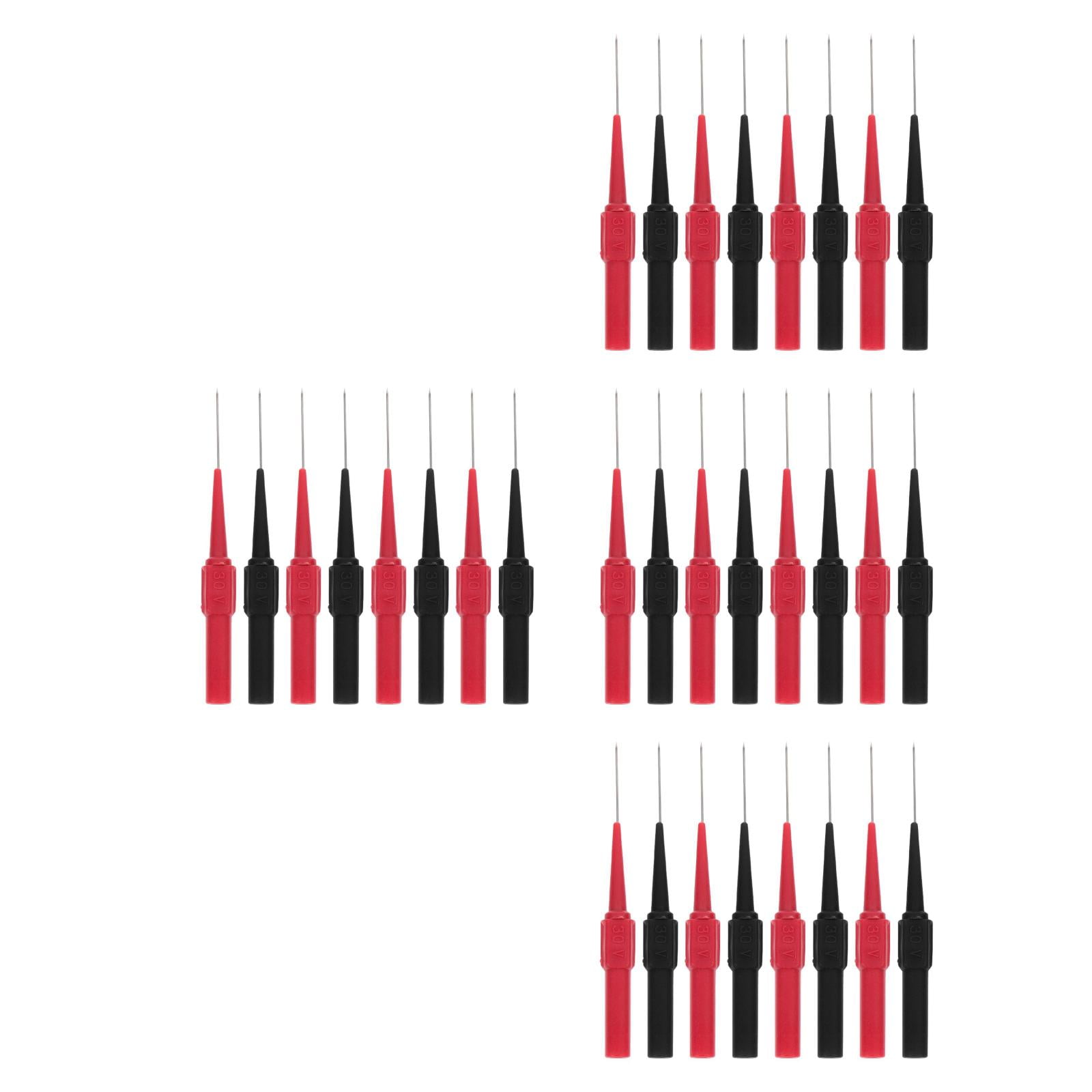 Masteelf 32 pcs Multimeter Test Leads Multimeter Probes Multimeter Back ...