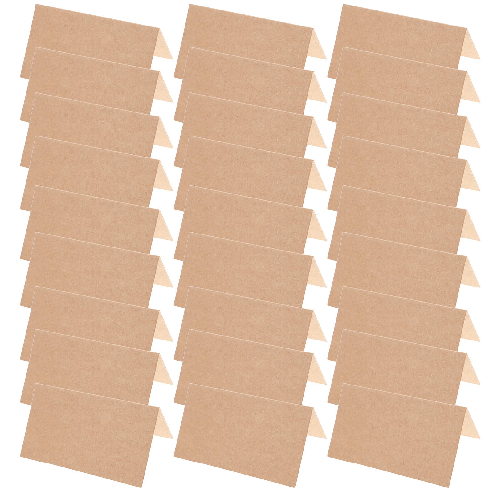 Masteelf 35 Pieces Brown Kraft Paper Greeting Cards for Business Use ...