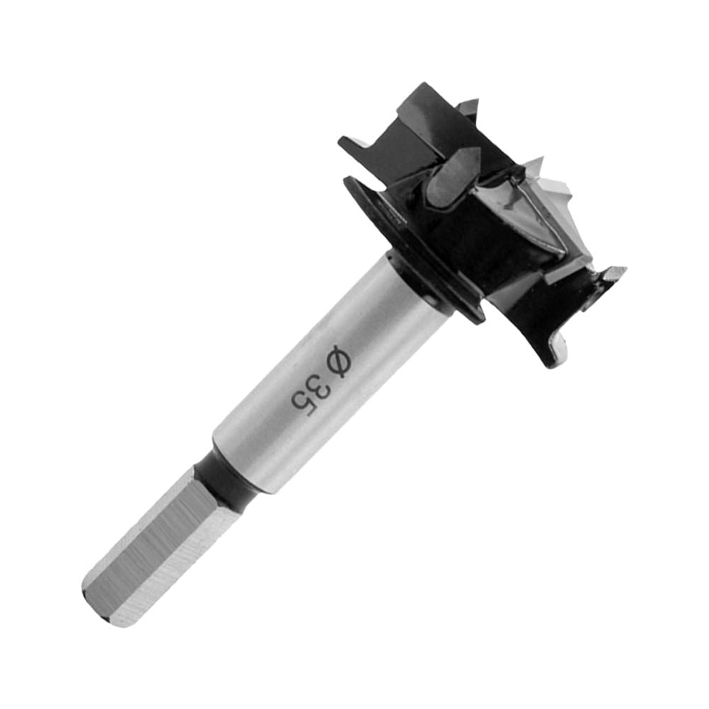 Masteelf 35mm 3 Blades Wood Drill Bit Centering Hole Cutter Woodworking ...