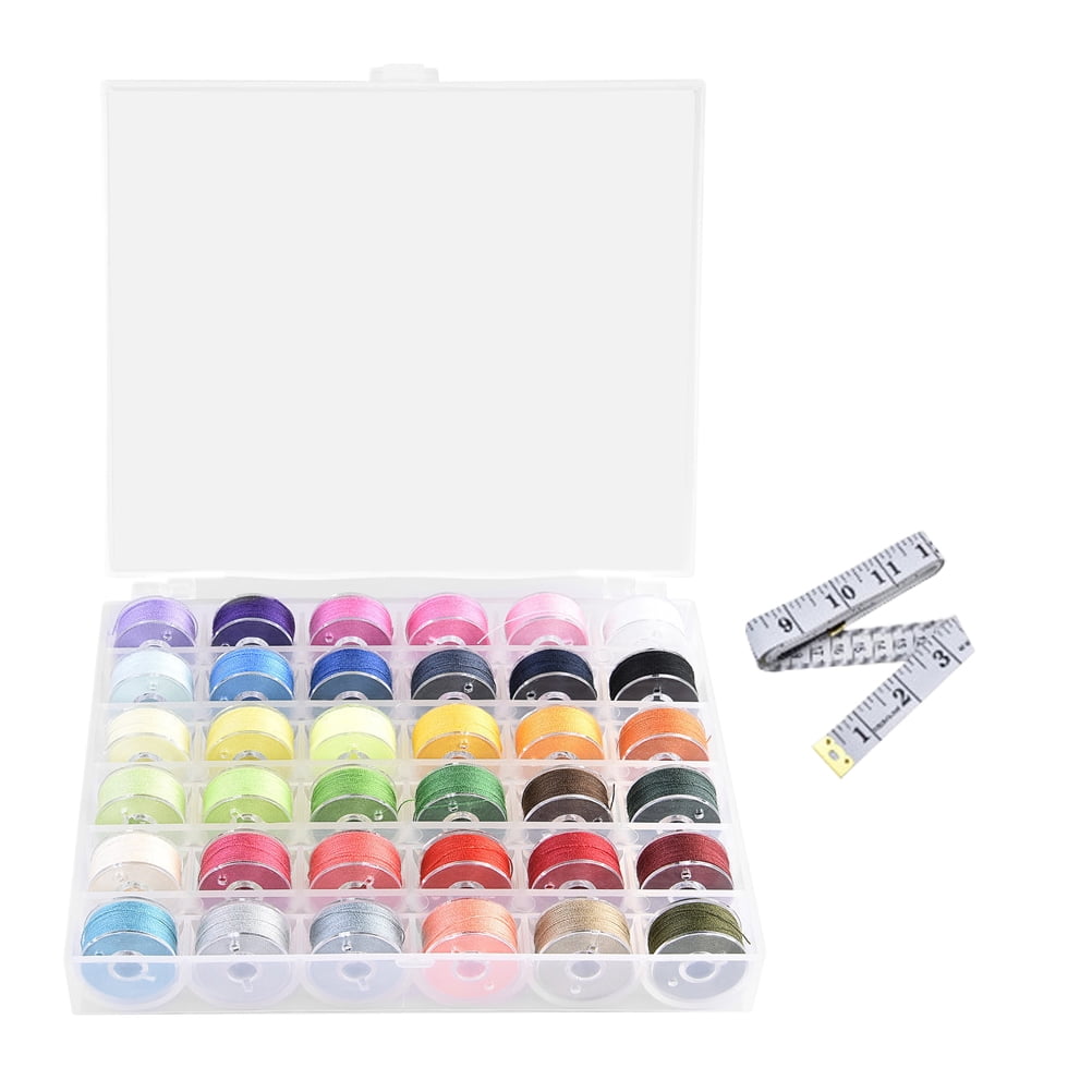 Masteelf 36 Grid Sewing Machine Bobbin and Thread Holder Transparent ...