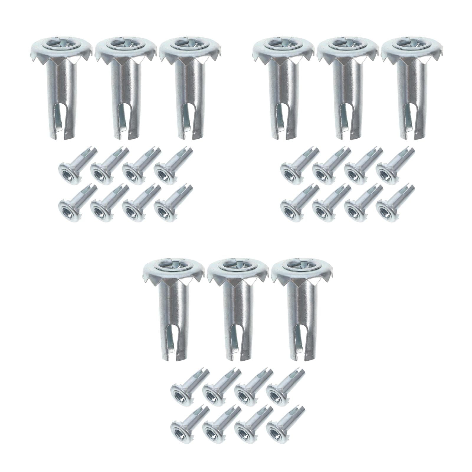 Masteelf 36 pcs Caster Sockets Iron Caster Stem Sleeve Wheel Socket ...