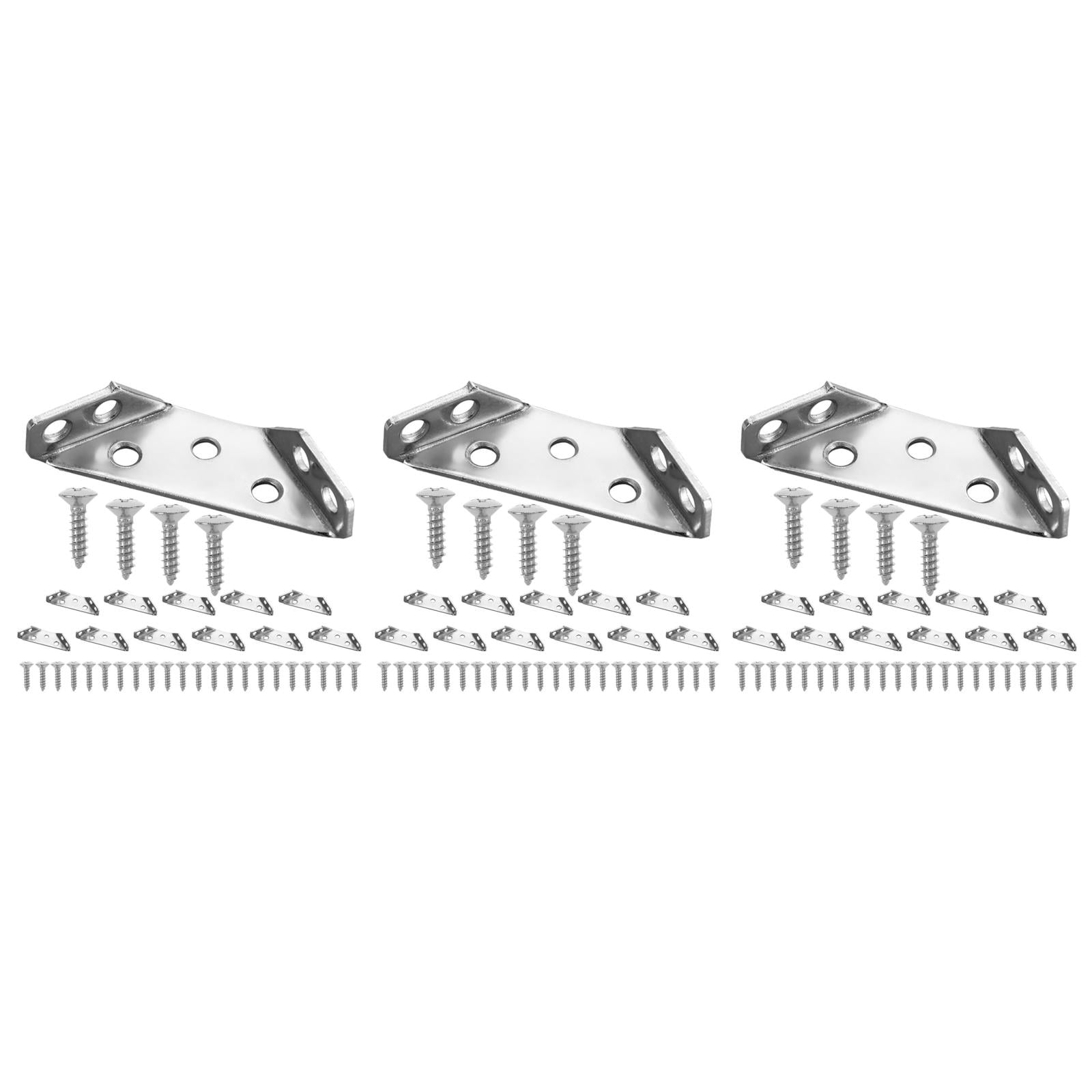 Masteelf 36 pcs Corner Bracket with Screws Furniture Corner Connector ...