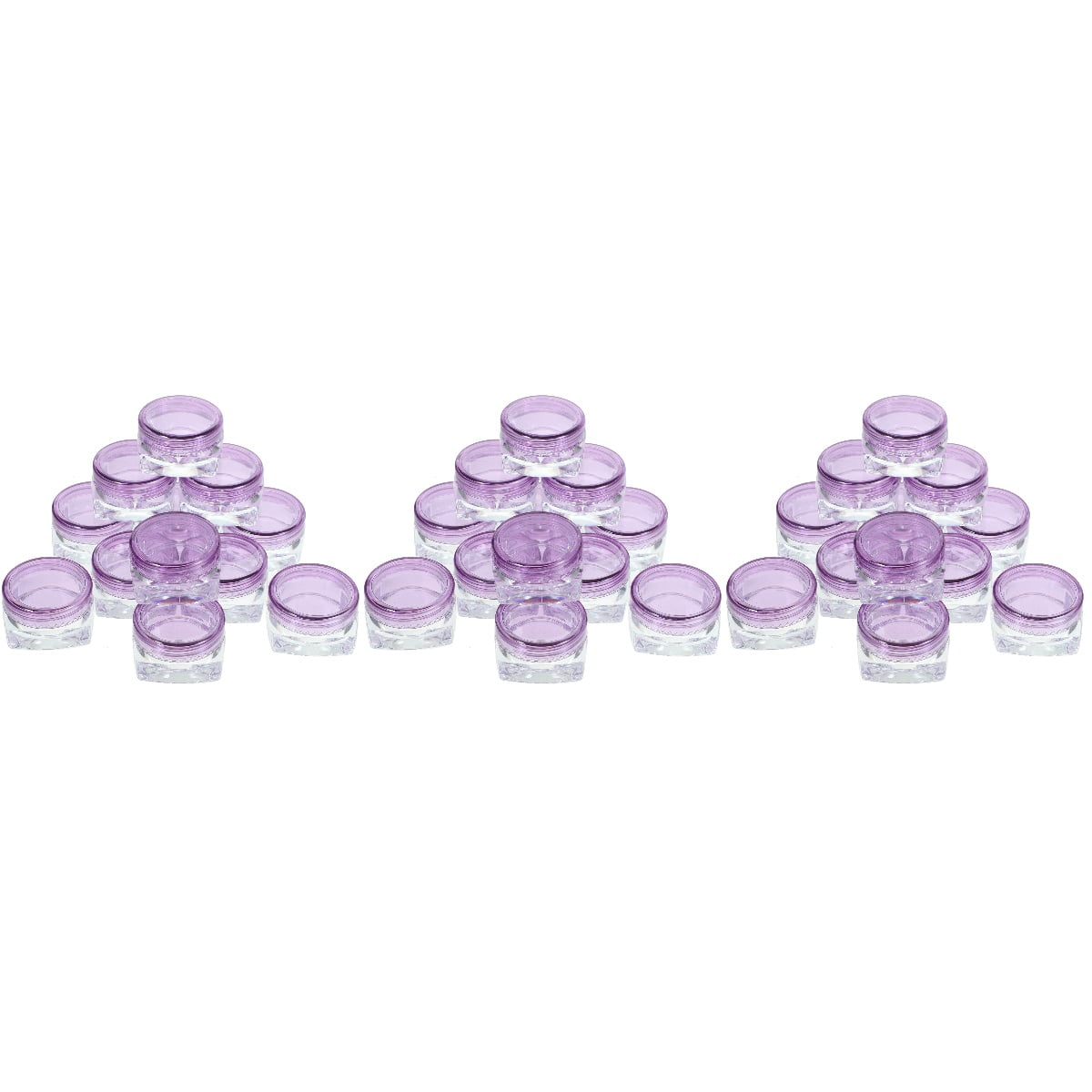 Masteelf 36 pcs Plastic Cream Container Jars Empty Cream Container ...