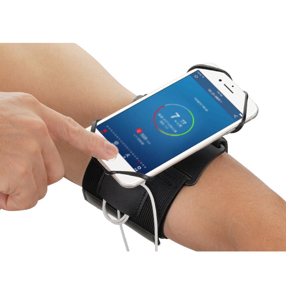 Masteelf 360 Degree Running Equipment Holder Arm Strap Holder Black ...