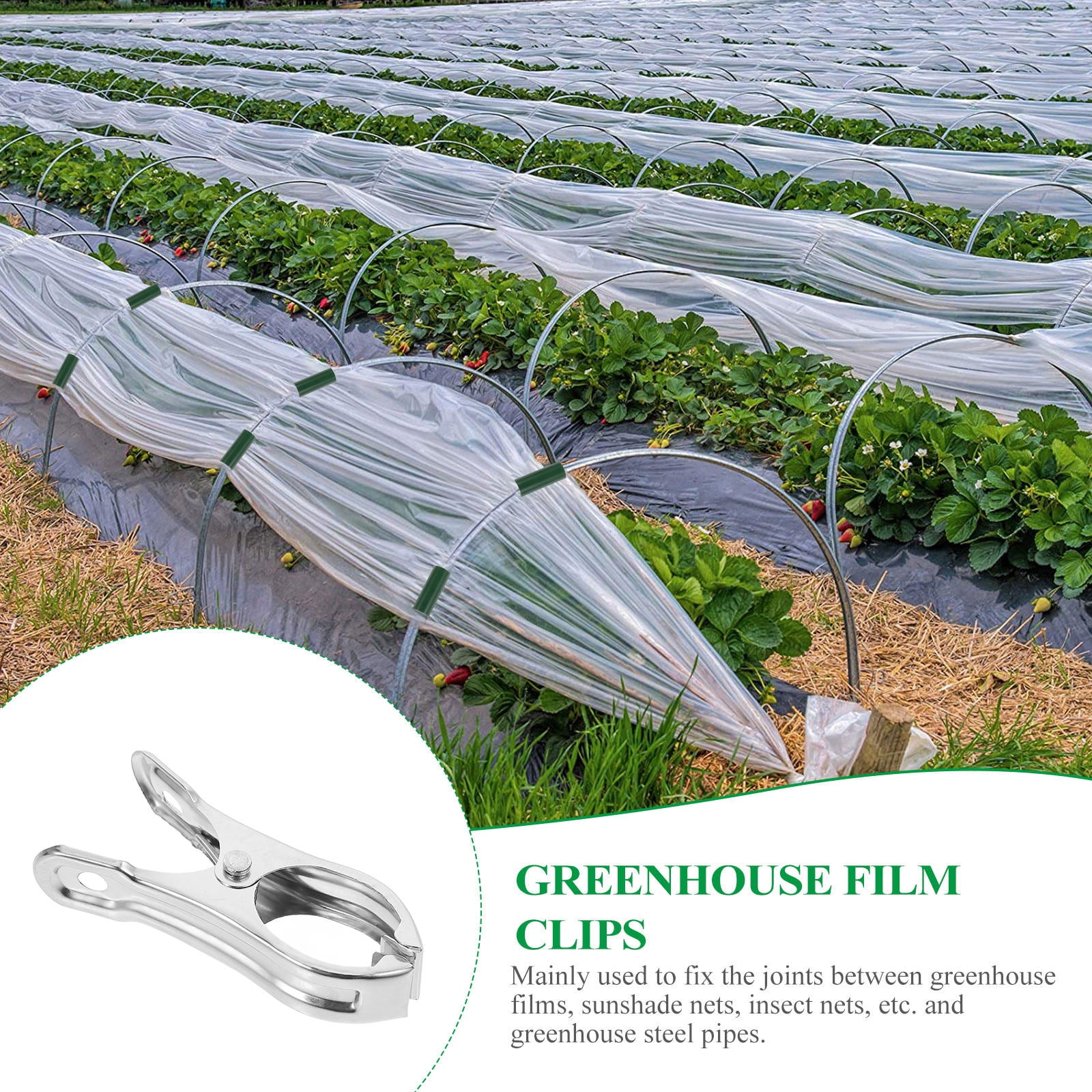 Masteelf 36pcs Heavy Duty Plant Support Clips For Greenhouse Durable ...