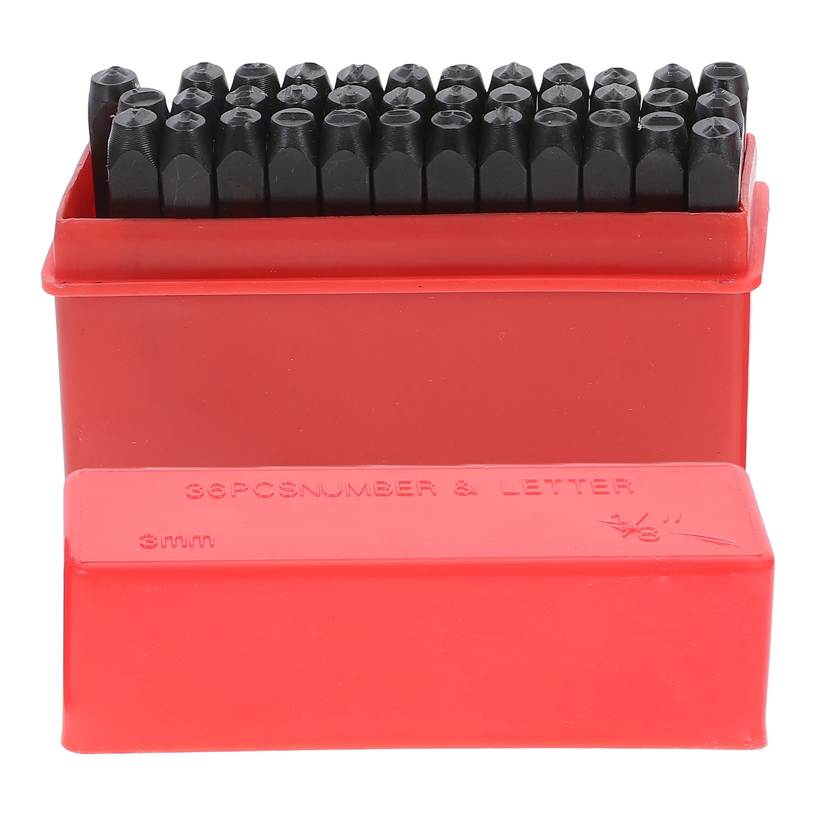 Masteelf 36pcs Metal Stamping Kit Number Letter Stamp Heart Symbols ...