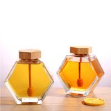 Masteelf 380 Ml Glass Bottle with Dipper Containers for Food - Walmart.com