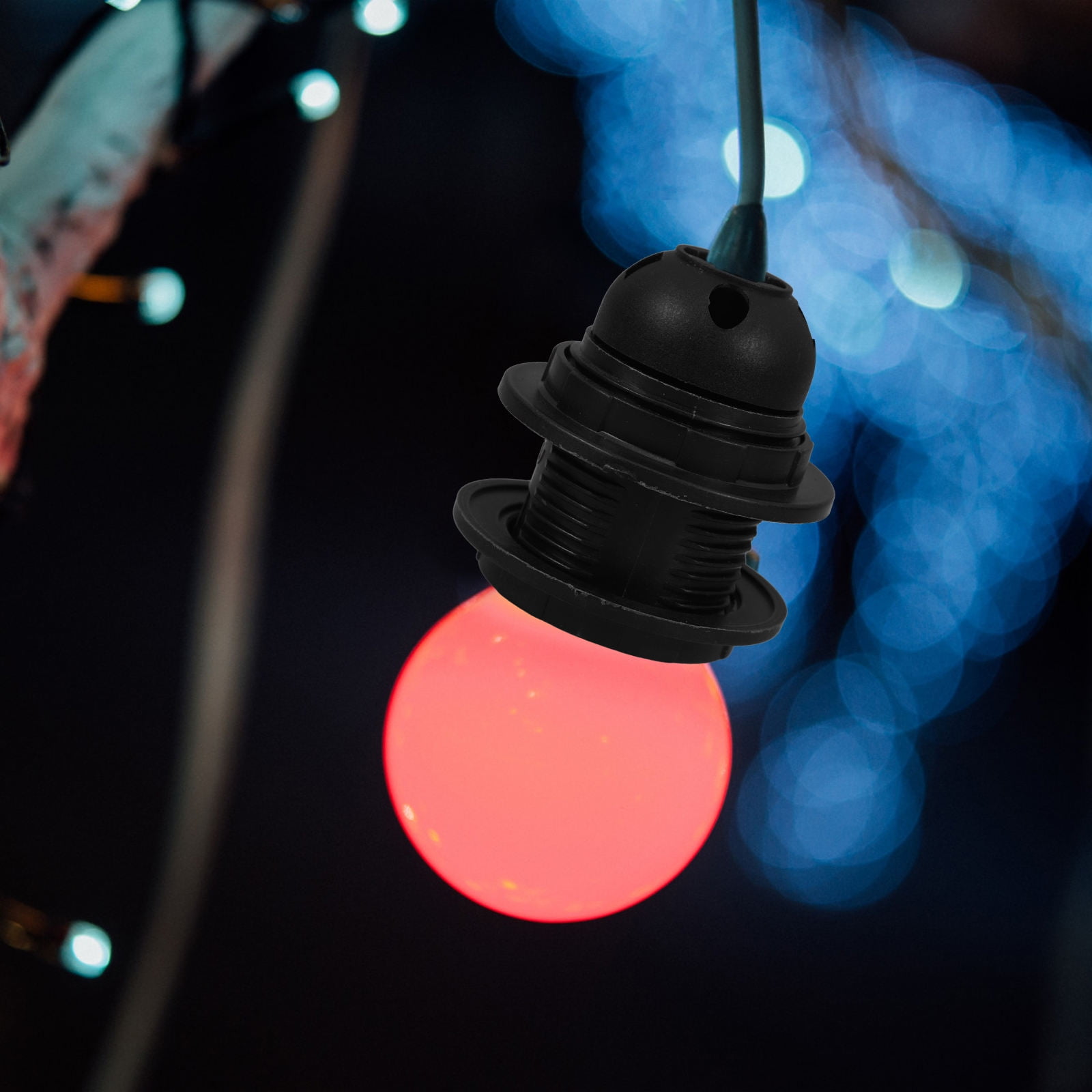 Masteelf 3PCS E27 Replacement Socket E27 Double Ring Socket E27 ...