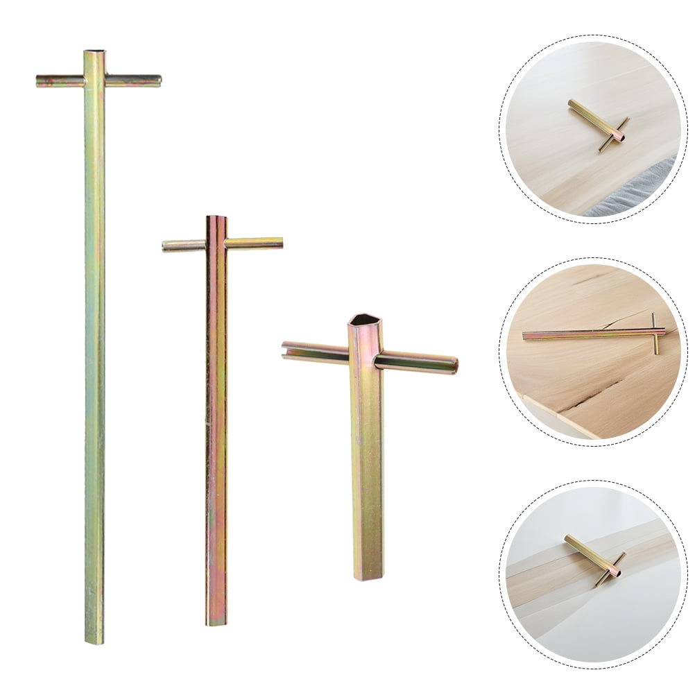 Masteelf 3PCS Long Handle Elevator Door Key Triangular Emergency Key ...