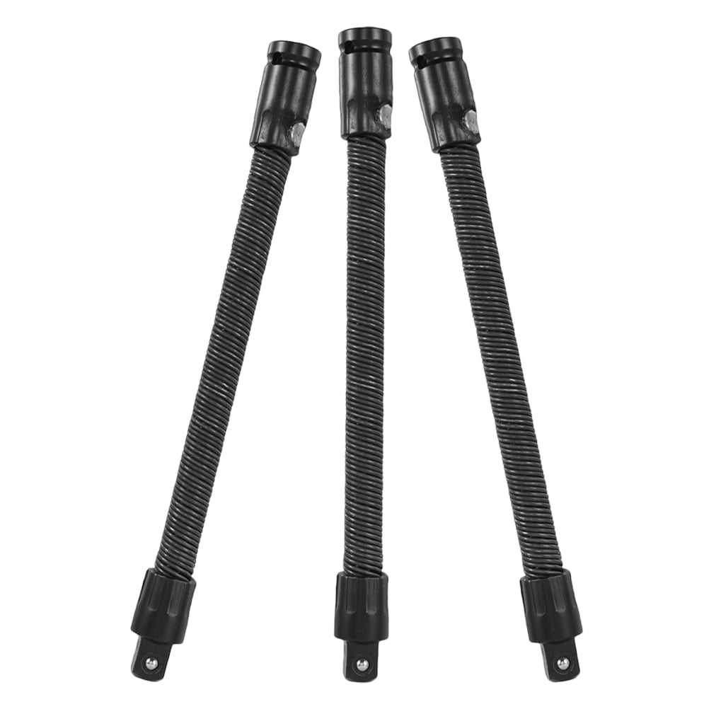 Masteelf 3PCS Ratchet Extension Set Socket Tool Flexible Extender for ...