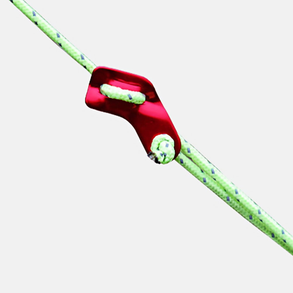 SWETRACE Aluminum Guyline Wind Rope Buckle Red 18Pcs 1.5X1.1X0.2In ...