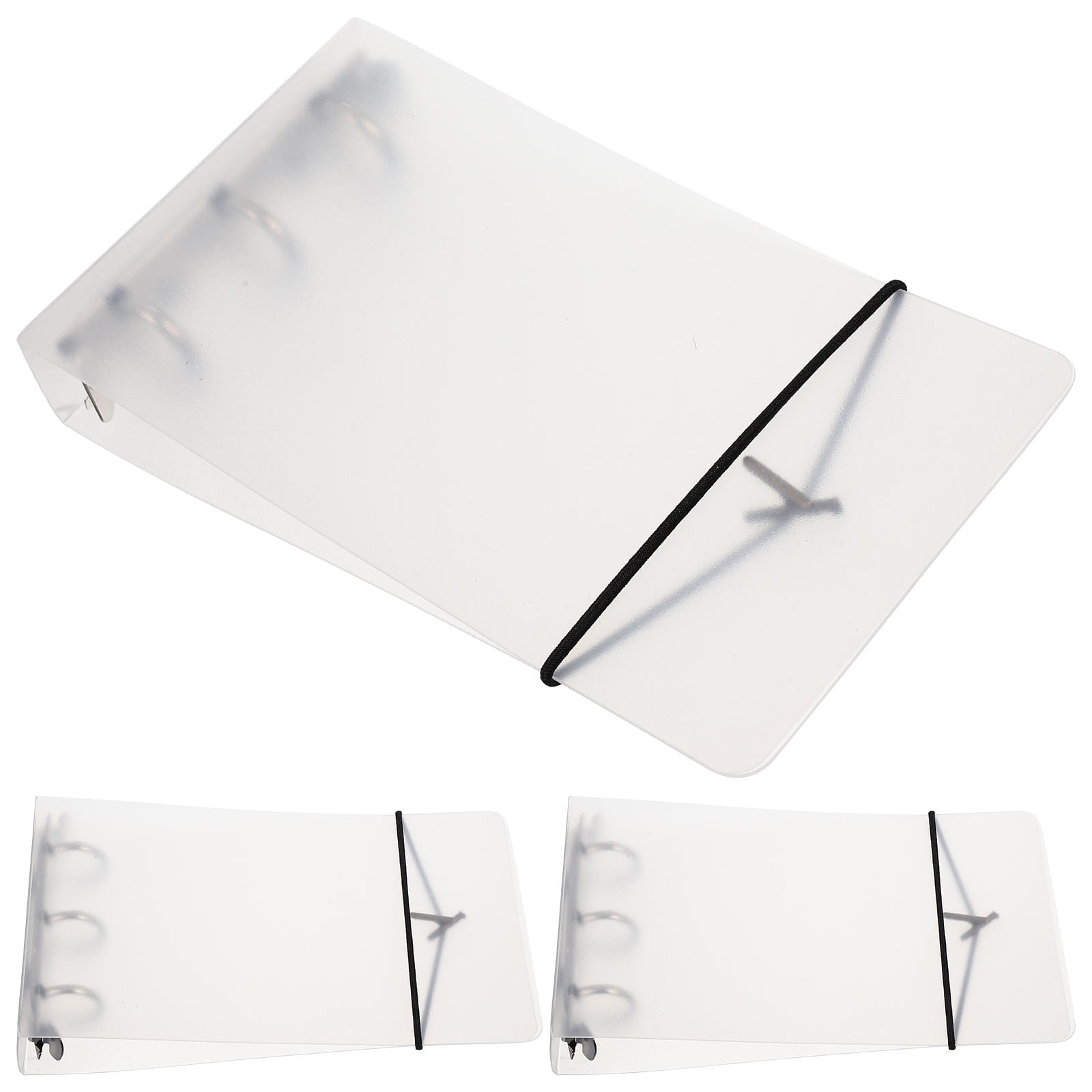 Masteelf 3Pcs Detachable Notebook Binder Clips Transparent Notebook ...