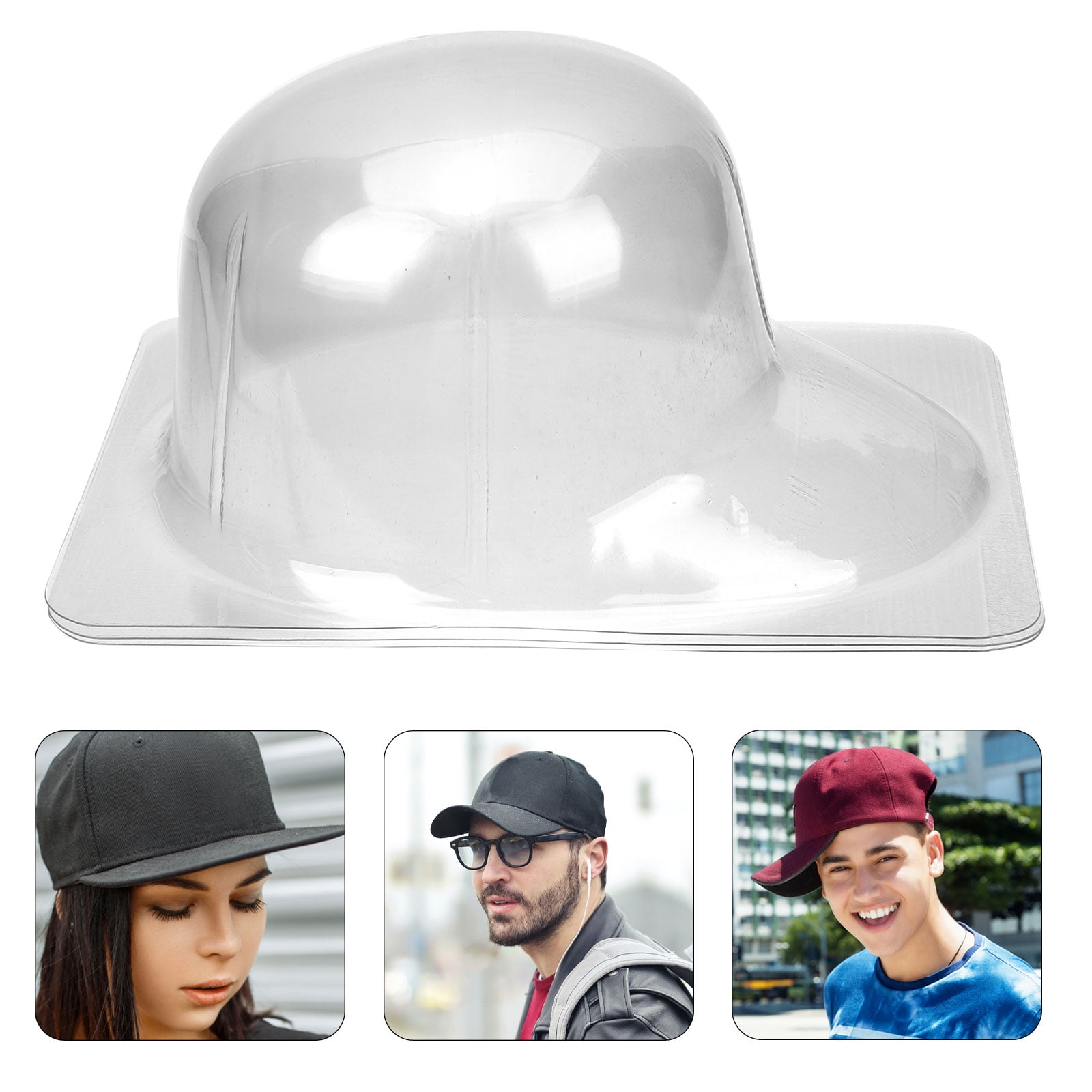 Masteelf 3-Piece Round Dome Hat Support Stand for Men and Women with ...