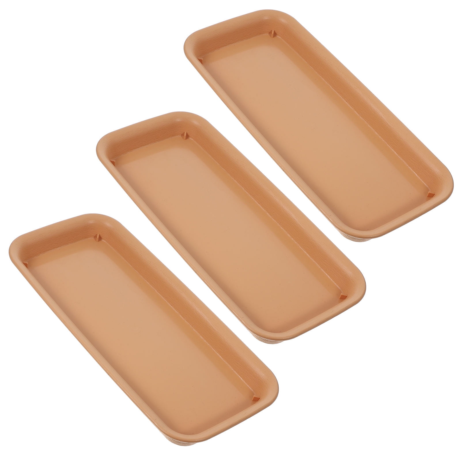 Masteelf 3Pcs Rectangular Planter Tray Large Flower Pot Tray Planter ...