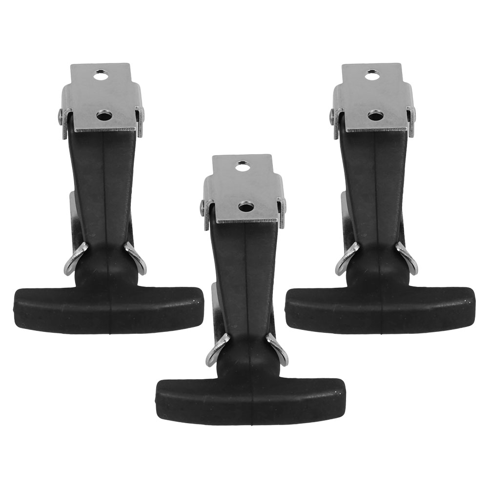 Masteelf 3Pcs Stainless Steel Hood Catch Flexible T-handle Hasp For ...