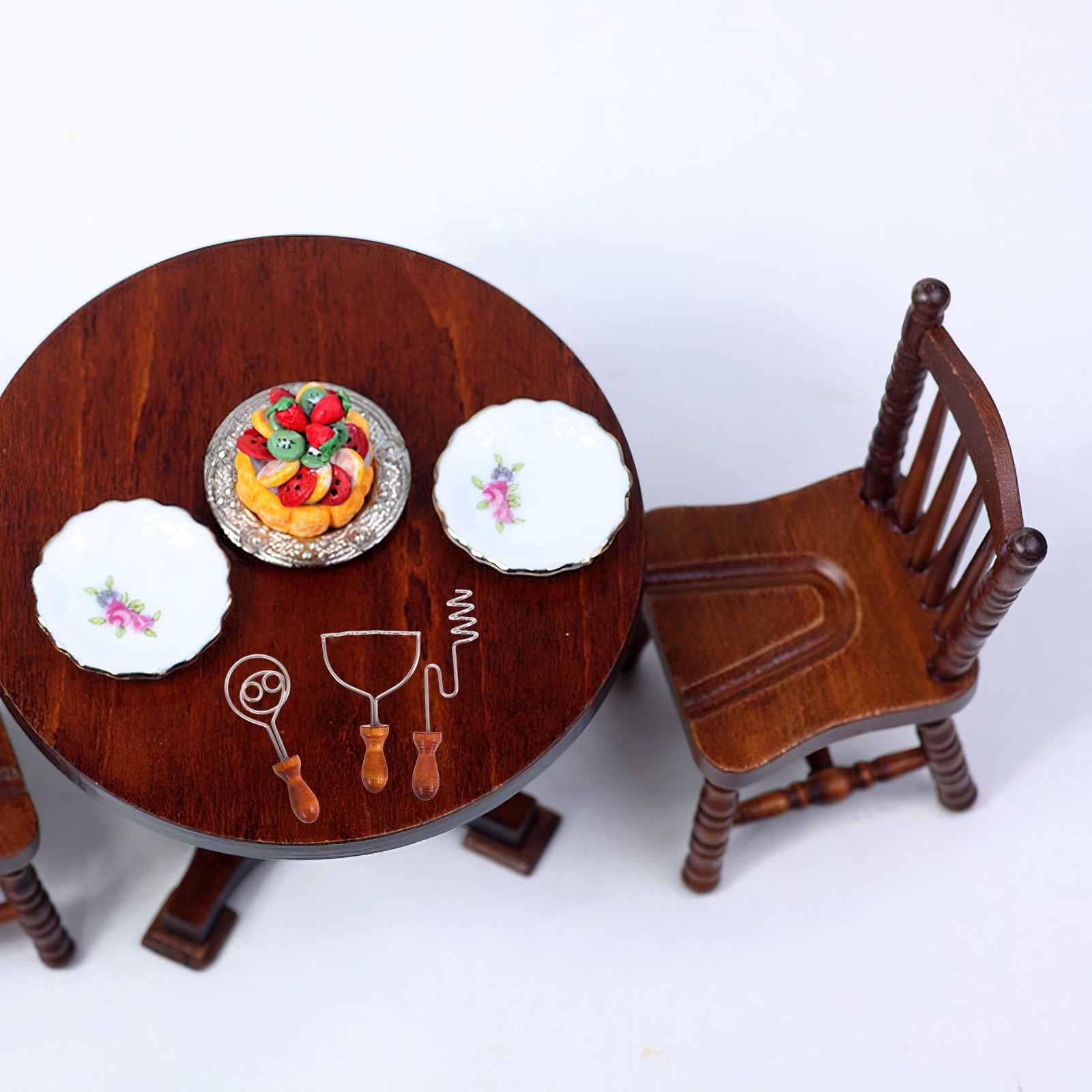 Masteelf 3pcs 1:12 Miniature Kitchen Utensils Set Kids Pretend Play ...